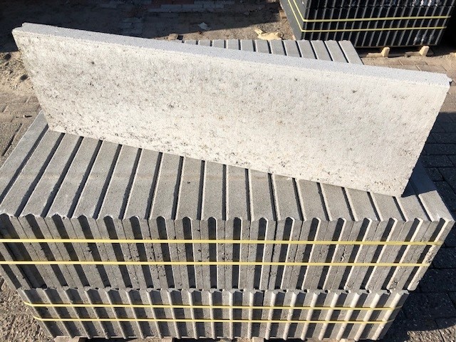 Opsluitband 6x30x100cm Grijs | Steenbergen Sierbestrating