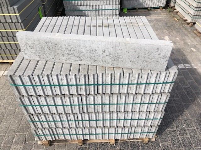 Opsluitband 6x20x100cm Grijs | Steenbergen Sierbestrating