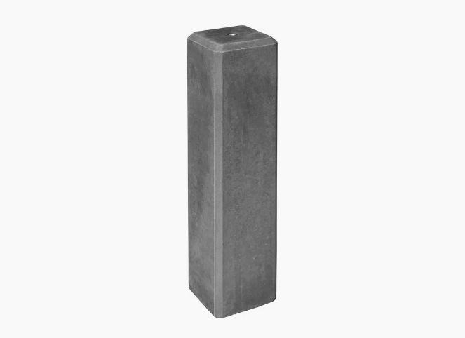 Betonpoer Deluxe 15x15x60cm, Schroefhuls M16, Antraciet | Steenbergen ...
