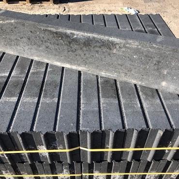 Opsluitband 8x20x100cm antraciet | Steenbergen Sierbestrating