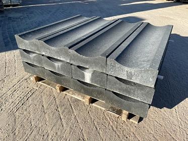 Molgoot 30-12-100 uithol 3-20 zwart | Steenbergen Sierbestrating